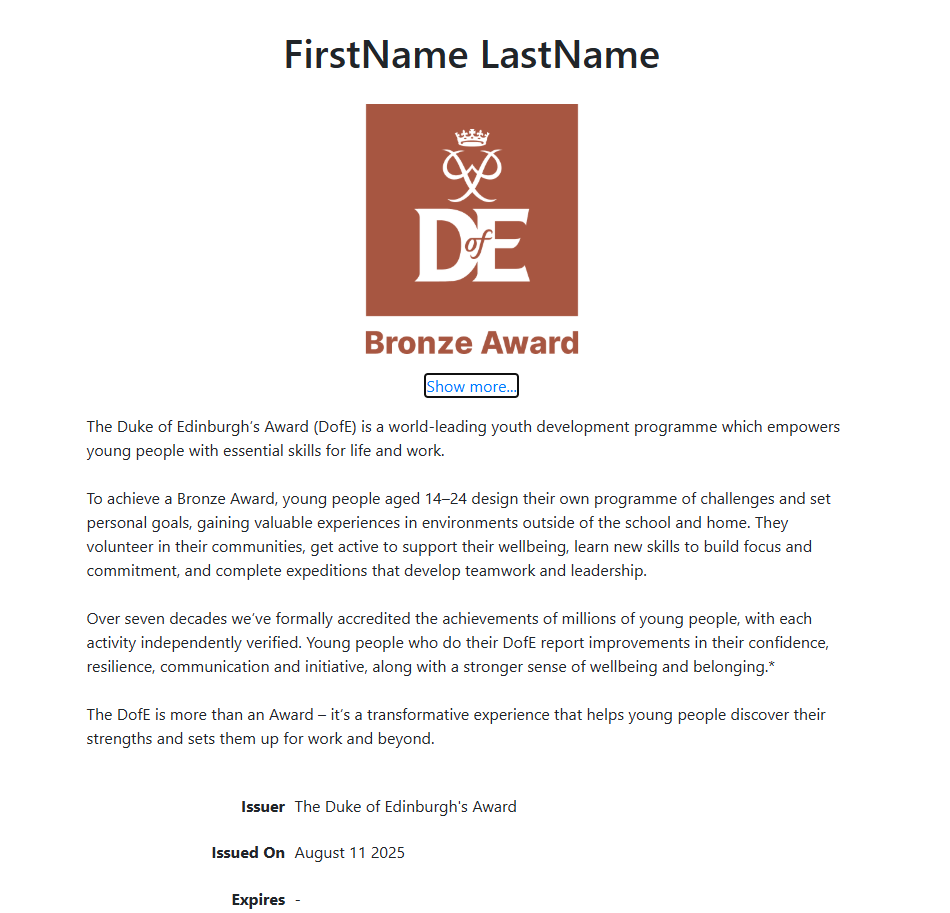 How Do I Get My Digital Badge? – DofE