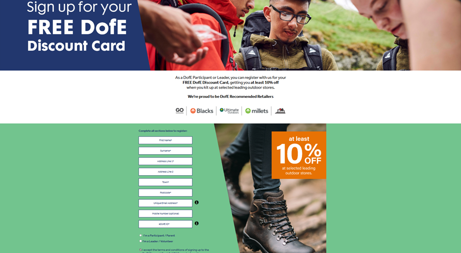 How do I get my DofE Card? – DofE