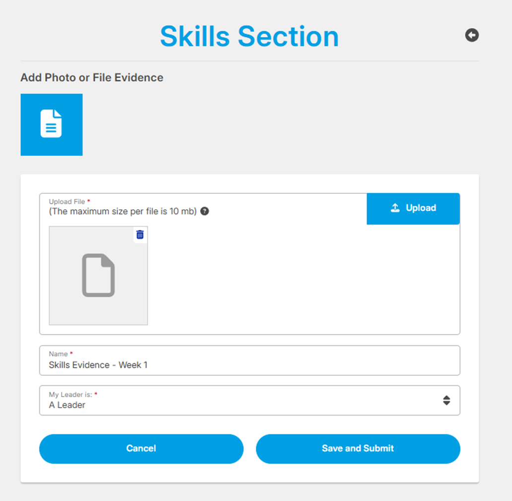 How do I add evidence as a participant? (eDofE) – DofE