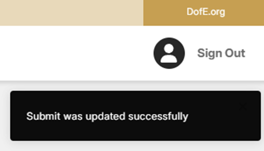 Expedition section (eDofE) – DofE