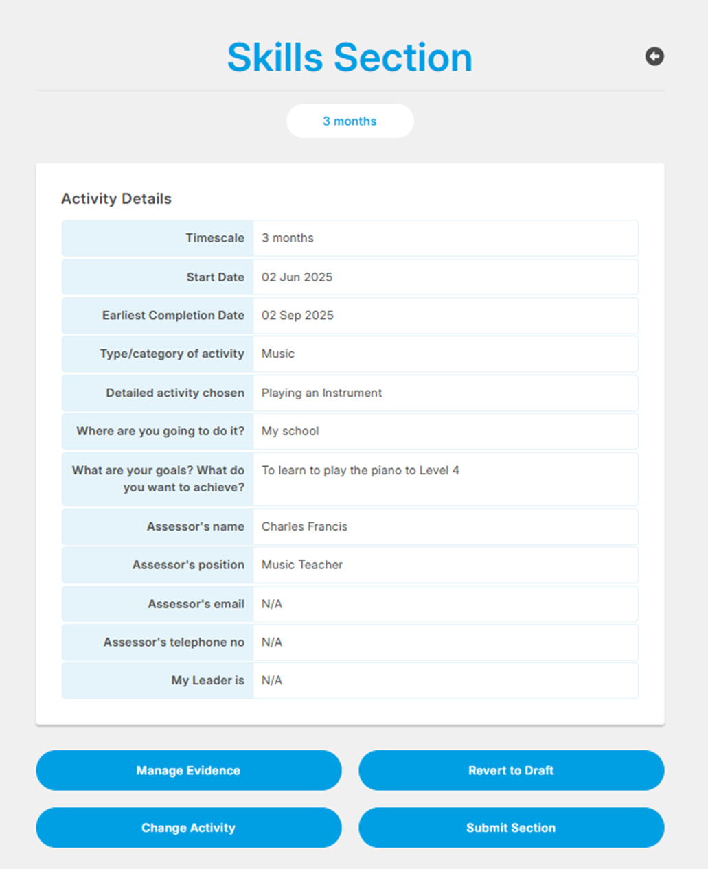 How do I change my activity? (eDofE) – DofE