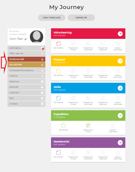 Log in (eDofE) – DofE