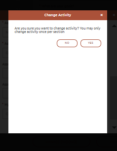 How do I change my activity? (eDofE) – DofE