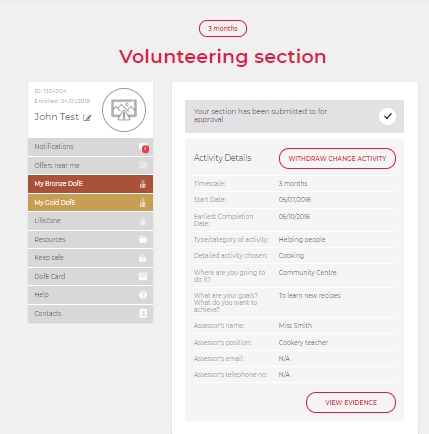 How do I change my activity? (eDofE) – DofE