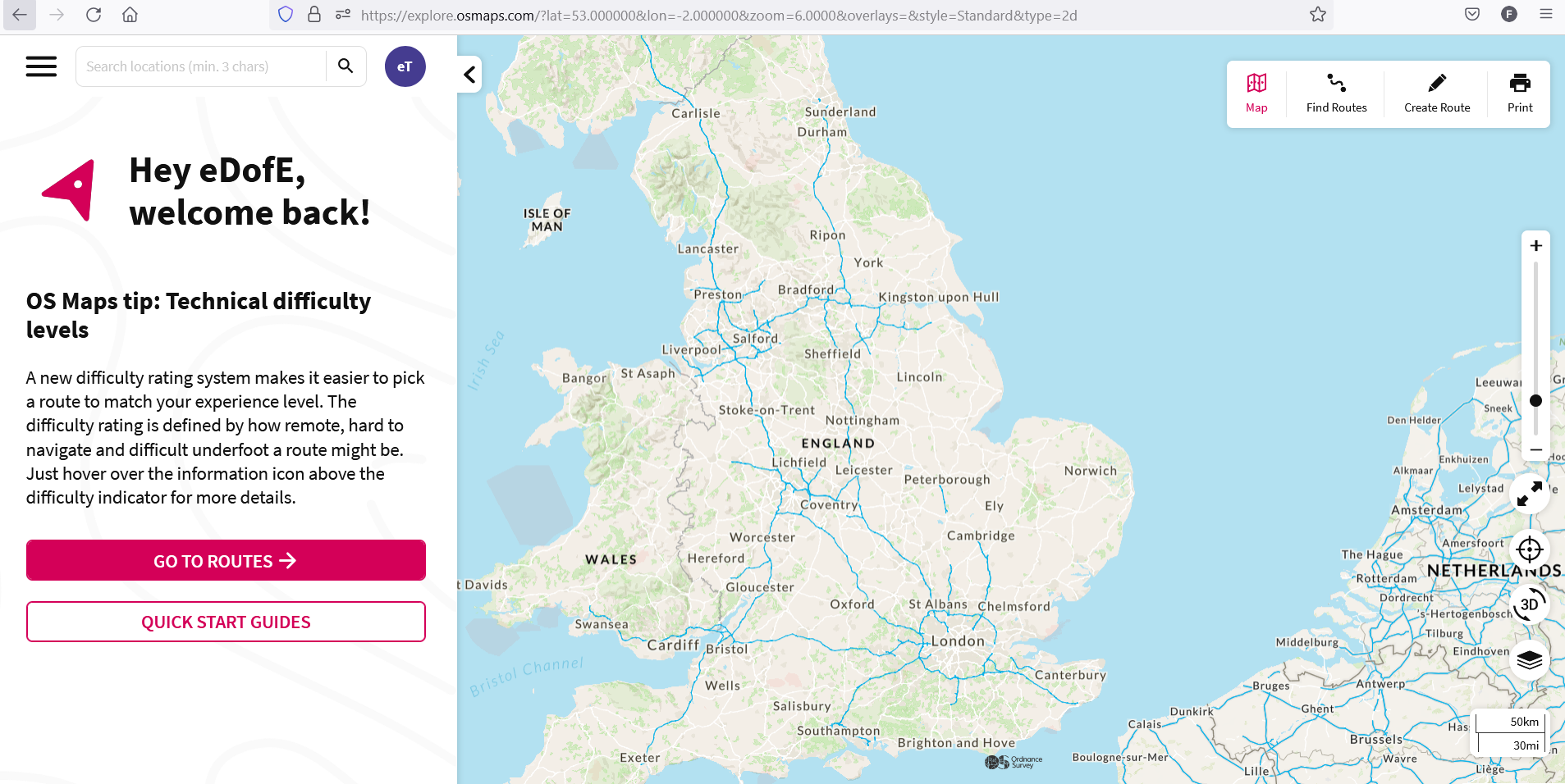 How do I create a new map? – DofE