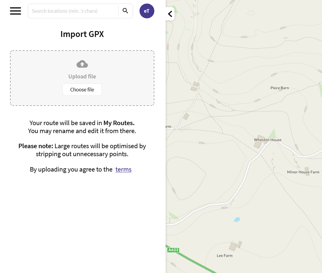 How Do I Import export A GPX File DofE