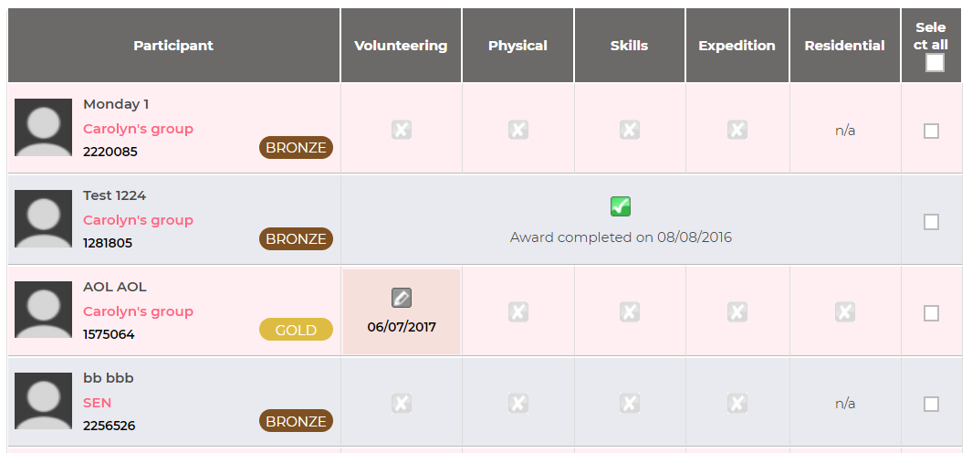 How do I directly approve a participants programme planner? – DofE